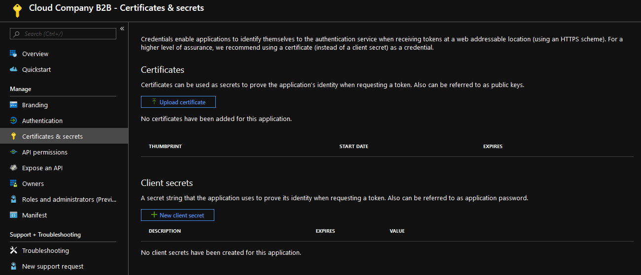 How to configure Azure AD B2C and B2B work together