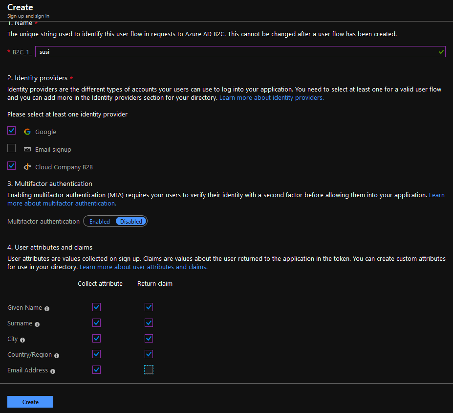 How to configure Azure AD B2C and B2B work together