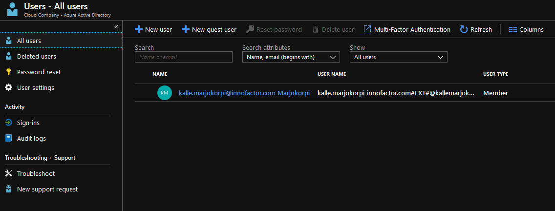 How to configure Azure AD B2C and B2B work together